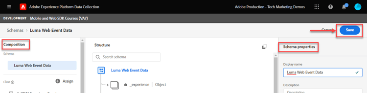 Creación de un esquema XDM para datos web | Adobe Data Collection