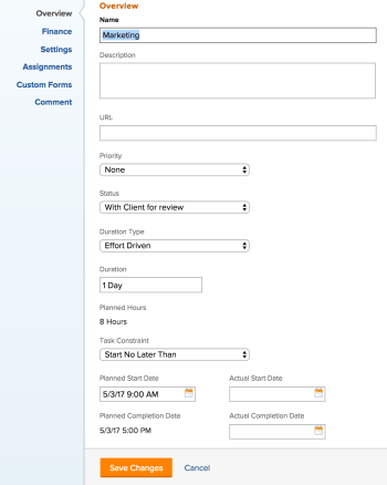 Editar una tarea de plantilla | Adobe Workfront
