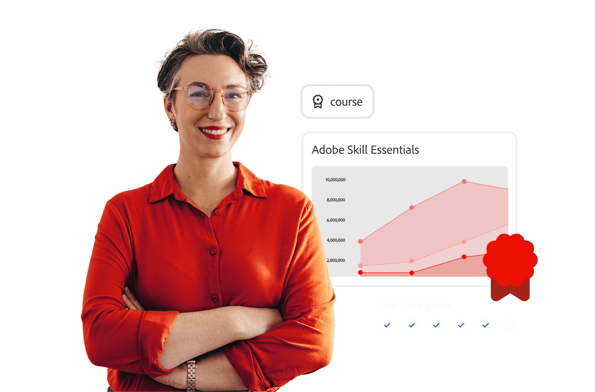 Le damos la bienvenida a los cursos de Adobe Experience League