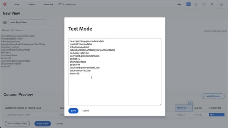 Informes intermedios | Adobe Workfront
