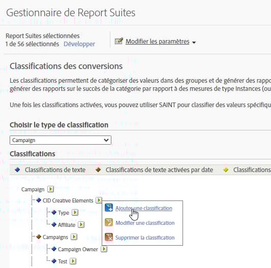 Classifications des conversions | Adobe Analytics