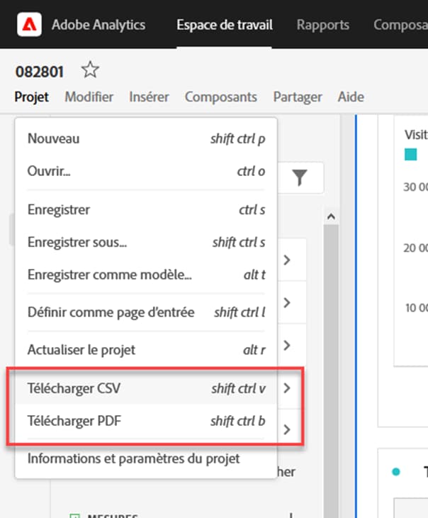 Téléchargement de fichiers PDF ou CSV | Adobe Analytics