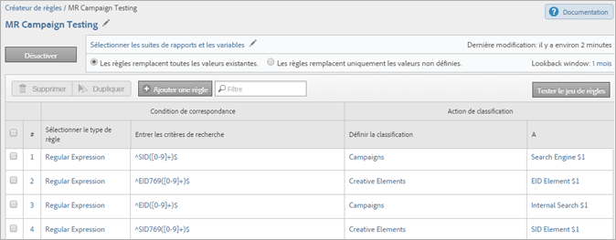 Règles de classification – Définitions | Adobe Analytics