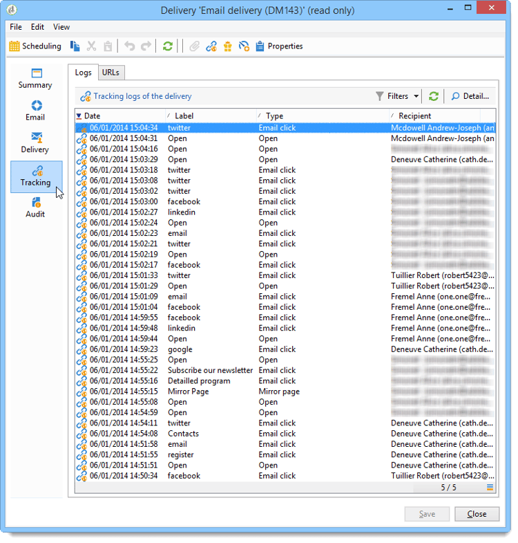 Surveiller vos diffusions dans l’interface utilisateur de Campaign ...