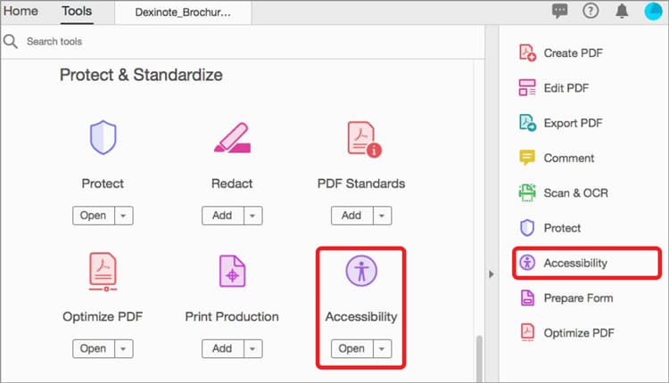 Vérifier l’accessibilité du PDF | Adobe Acrobat