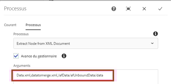 Extraire le nœud du XML de données envoyé | Adobe Experience Manager