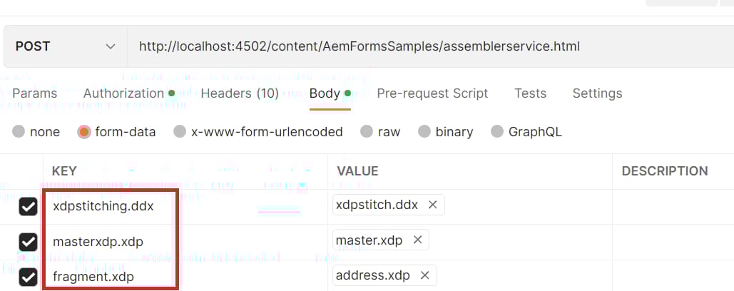 Assemblage XDP avec le service Assembler | Adobe Experience Manager