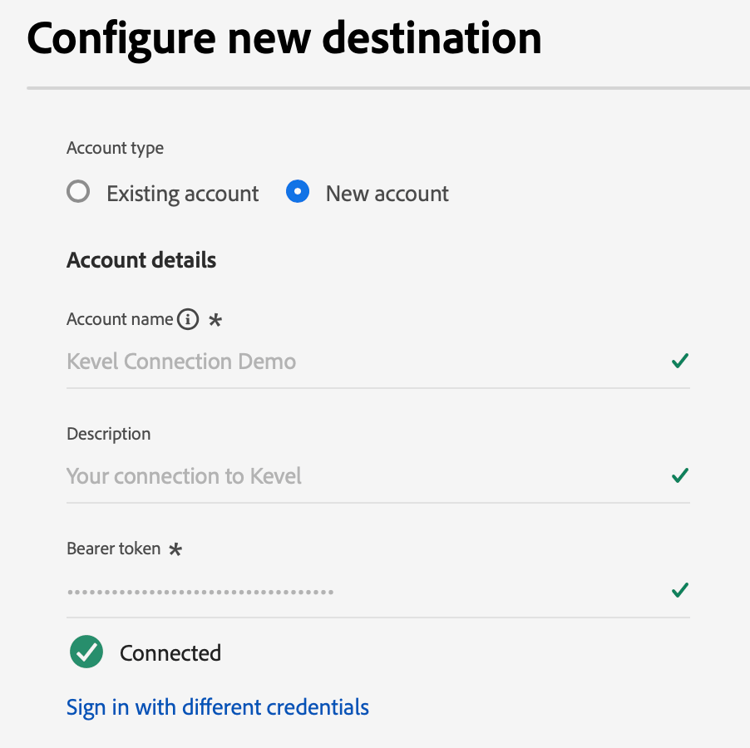 Niveau de connexion | Adobe Experience Platform