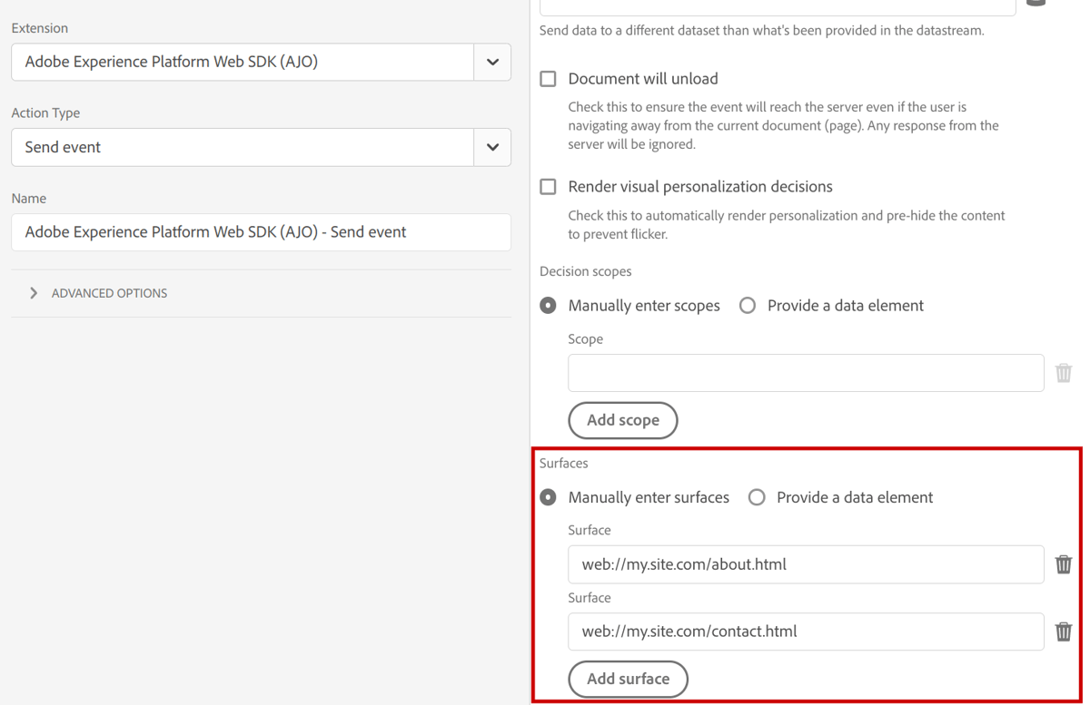 Utilisation de Adobe Journey Optimizer avec le SDK Web Platform | Adobe ...