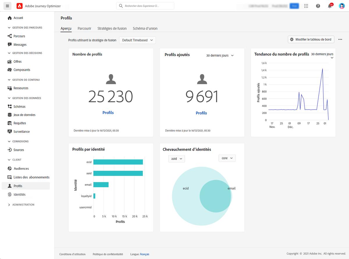 Prise En Main Des Profils Dans Journey Optimizer Adobe Journey Optimizer