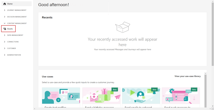 Utiliser des ressources dans Journey Optimizer | Adobe Journey Optimizer