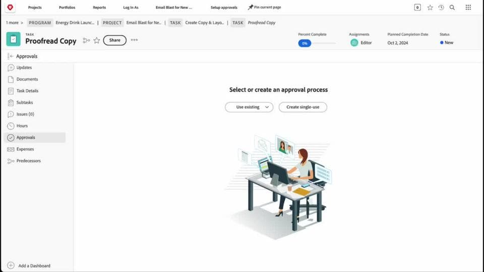 Comment créer et utiliser des processus d’approbation | Adobe Workfront