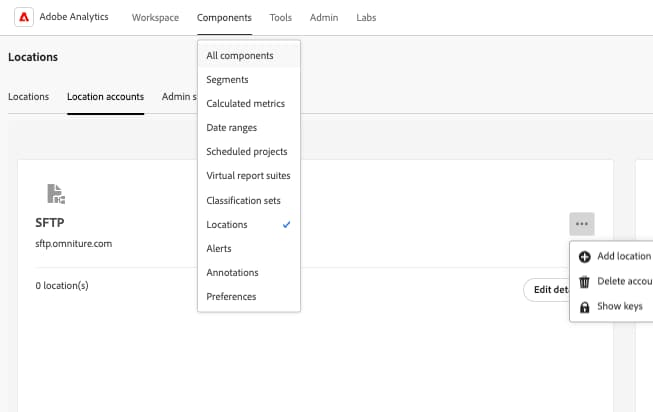 Ottenere le "authorized_keys" nella richiesta Data Warehouse al server SFTP | Adobe Analytics