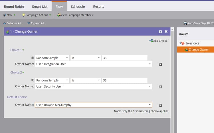 Distribuisci i lead Round Robin o casualmente | Adobe Marketo Engage