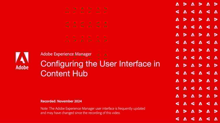 Configurare AEM Assets Content Hub | Adobe Experience Manager