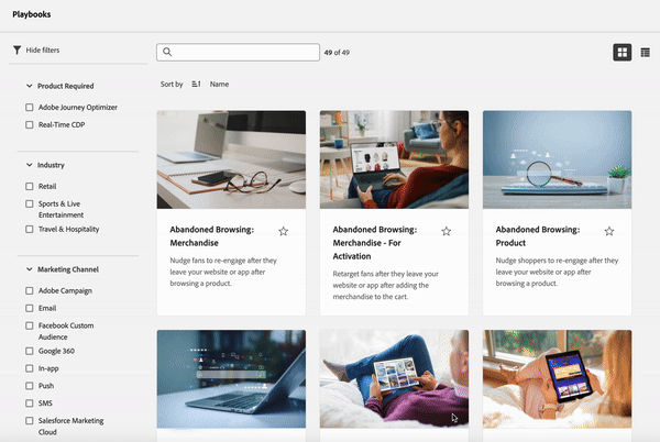 Panoramica della consapevolezza dei dati nei playbook dei casi d’uso | Adobe Experience Platform