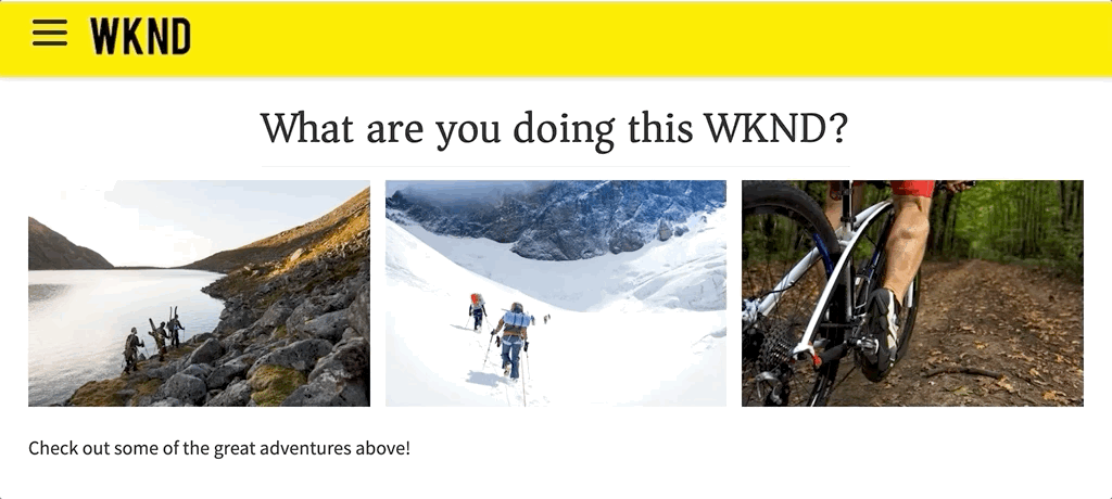 ナビゲーションとルーティングの追加 | AEM SPA エディターと Angular の基本を学ぶ | Adobe Experience Manager