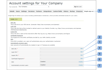 Workfront Proof ユーザー向けのシングルサインオンの設定 | Adobe Workfront
