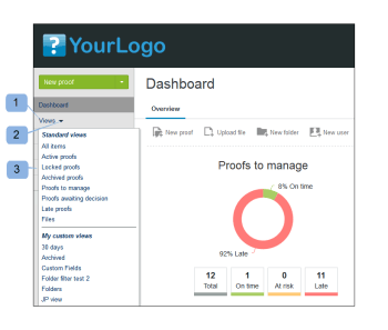 Workfront Proof のビューページで項目を管理 | Adobe Workfront