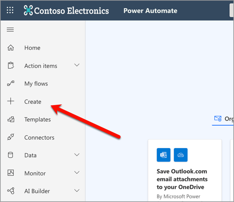 Microsoft Power Automate에서 간단한 워크플로우 만들기 Adobe Acrobat Services