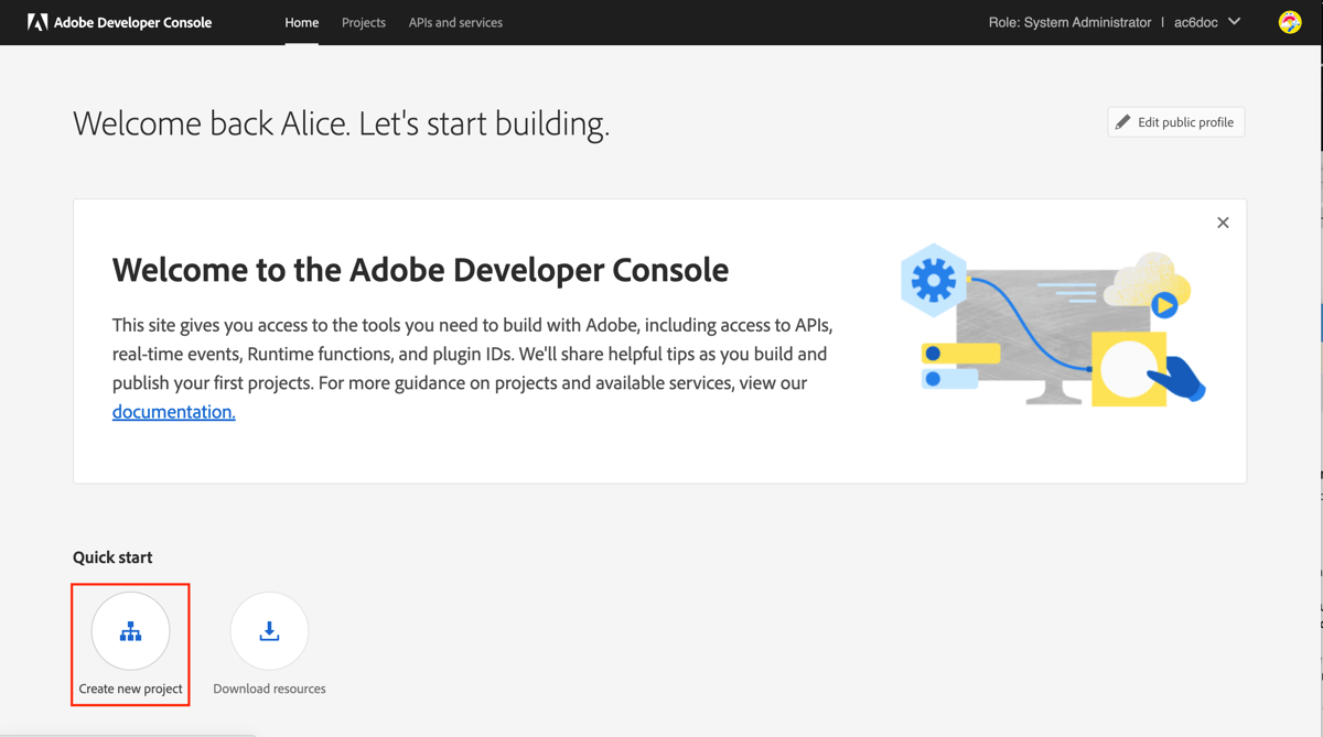 기술 사용자를 Adobe Developer 콘솔로 마이그레이션 | Adobe Campaign