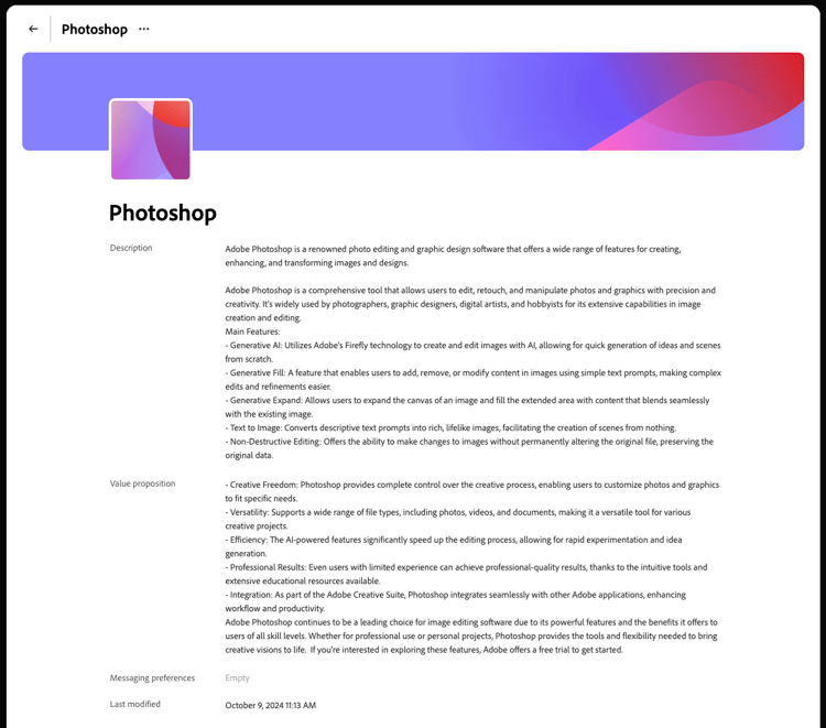 성능 마케팅을 위한 GenStudio Products | Adobe GenStudio for Performance Marketing