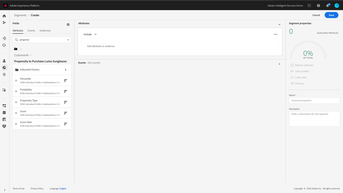 고객 AI 점수 활용 | Adobe Journey Orchestration