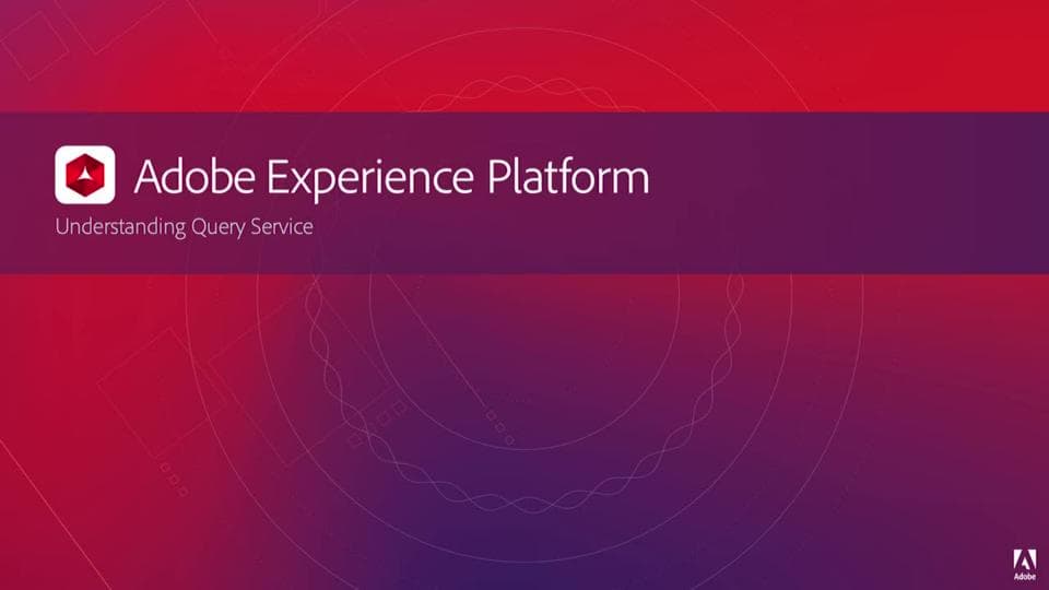 Query Service로 대시보드 만들기 | Adobe Experience Platform