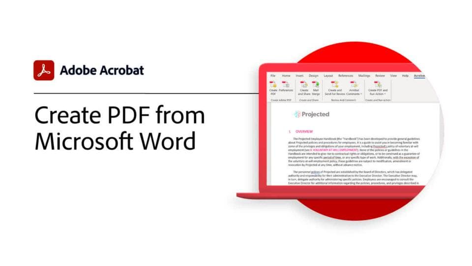 Acrobat 및 Microsoft 365 통합 | Adobe Acrobat
