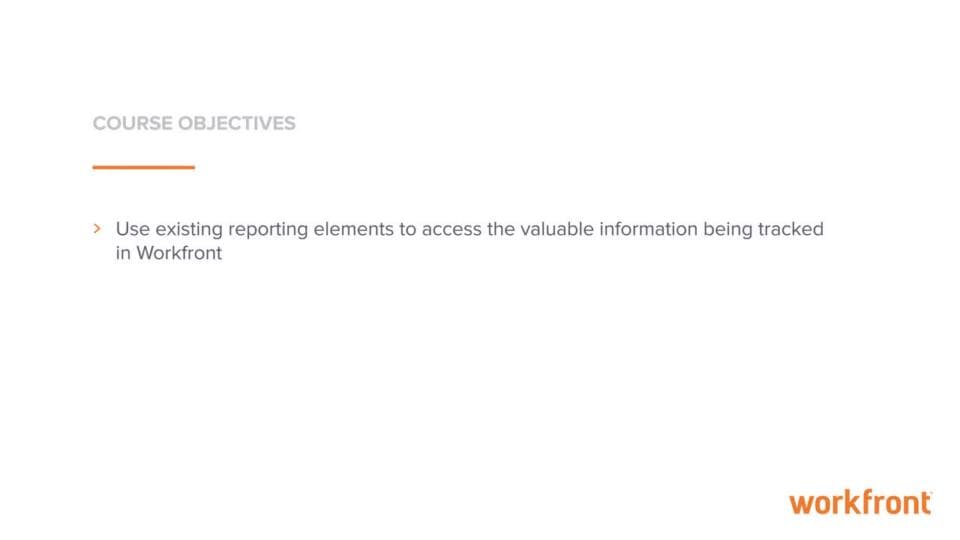 기본 보고 기능 | Adobe Workfront