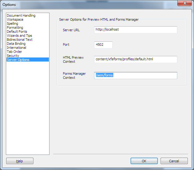 HTML5-voorbeeld van een XDP-formulier genereren | Adobe Experience Manager