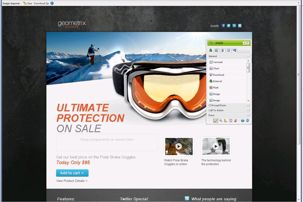 Openingspagina's | Adobe Experience Manager