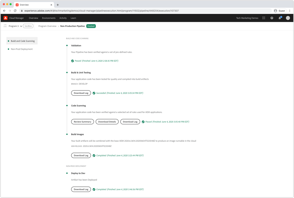 Samenstellen en implementeren | Adobe Experience Manager