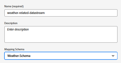 XDM-schema, gegevensset en gegevensstroom instellen in AEP | Adobe Journey Optimizer
