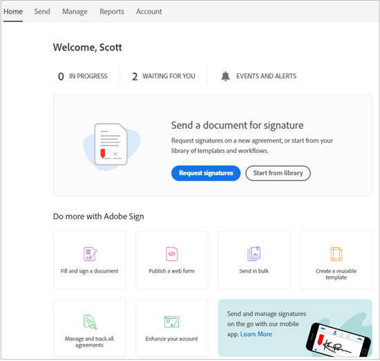 Installatie van Workday-proefversie | Adobe Acrobat Sign