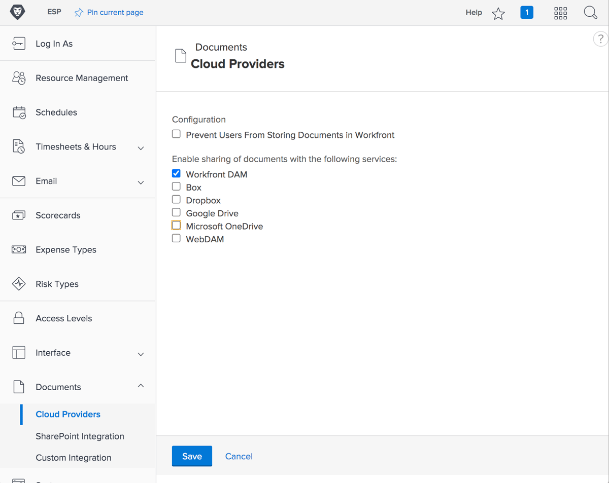 Integratie in Workfront configureren | Adobe Workfront