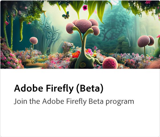 Adobe Firefly Visão geral | Adobe Creative Cloud