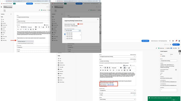 Adicionar selos ao Rich Text Editor (RTE) | Adobe Experience Manager