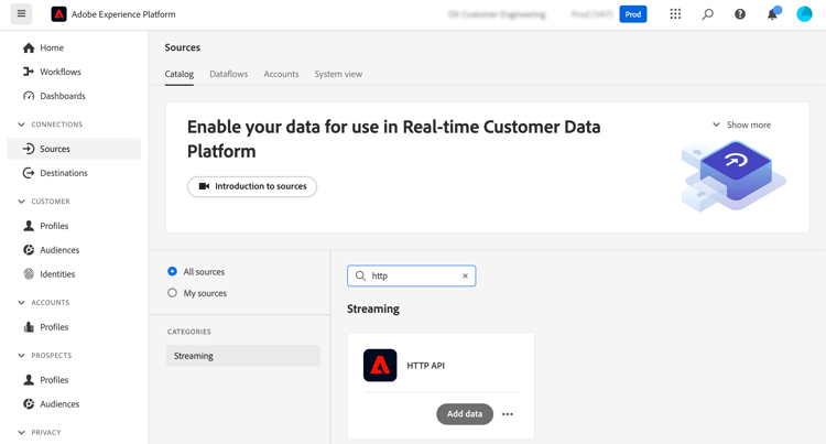 Uppdatera Adobe Experience Platform-profiler från Adobe Campaign ...