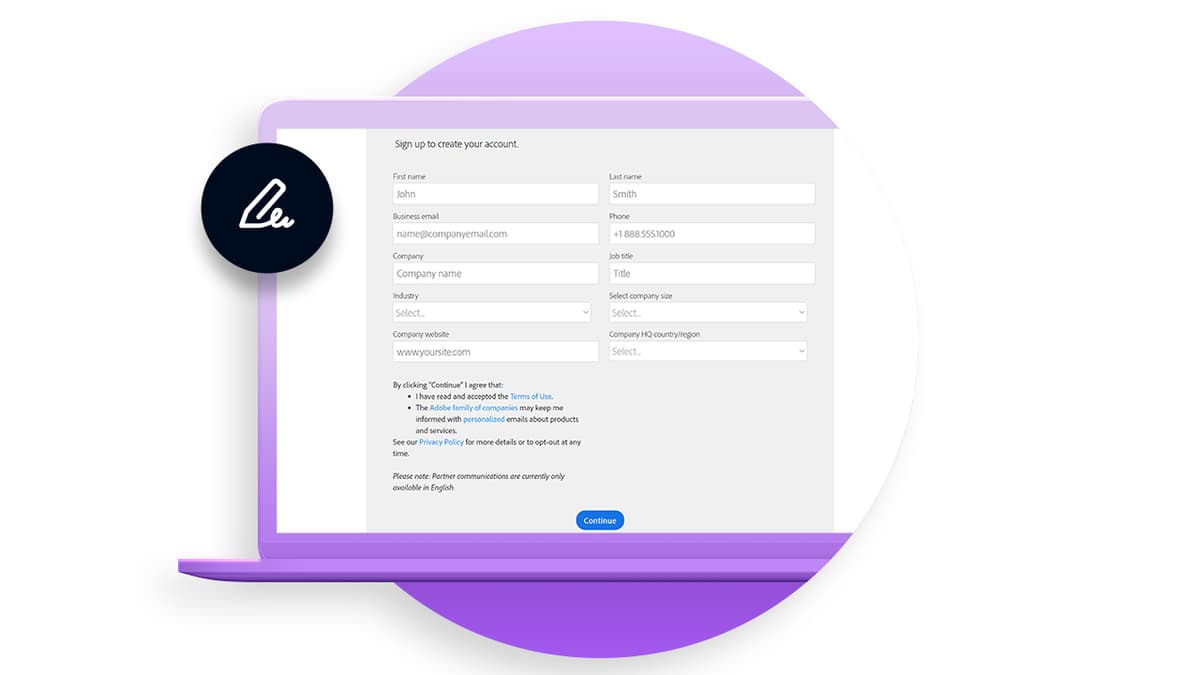 Översikt över framkallning | Adobe Acrobat Sign