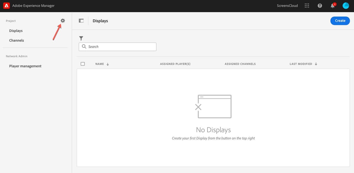 Navigera till Screens Services Provider | Adobe Experience Manager