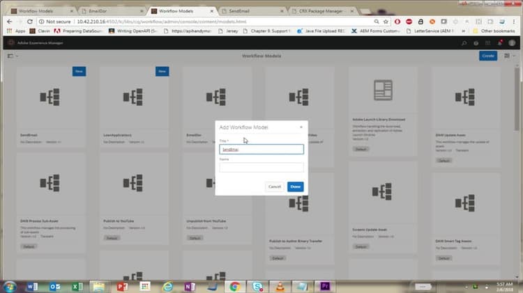 Använda steget Skicka e-post för Forms Workflow | Adobe Experience Manager