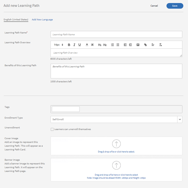 Utbildningsvägar | Adobe Learning Manager