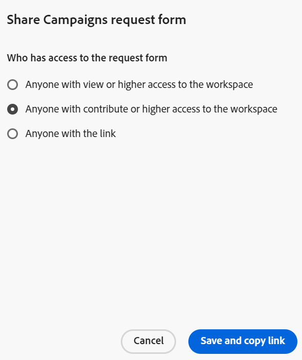 Create and Manage a Request Form in Adobe Workfront Planning | Adobe ...