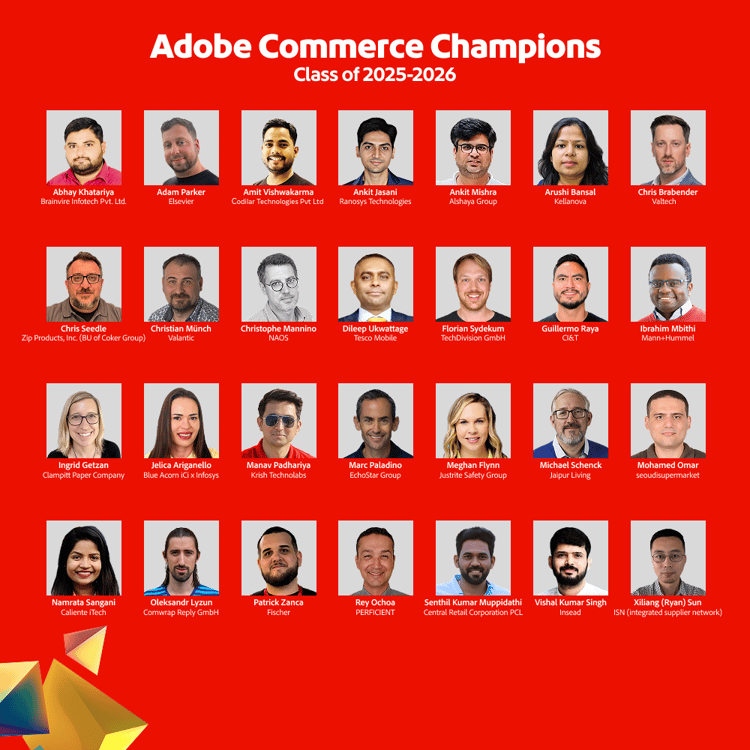 Ledande i branschen: Möt Adobe Champions 2025‒2026