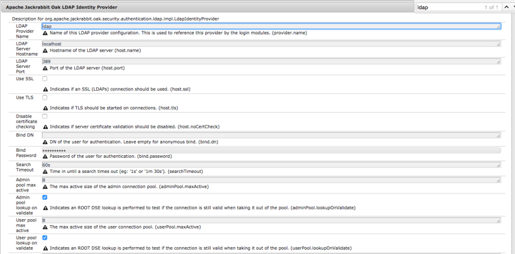 LDAP身份验证失败并出现超时错误 | AEM Oak | Adobe Experience Manager