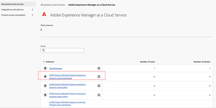 部署 Content Hub | Adobe Experience Manager
