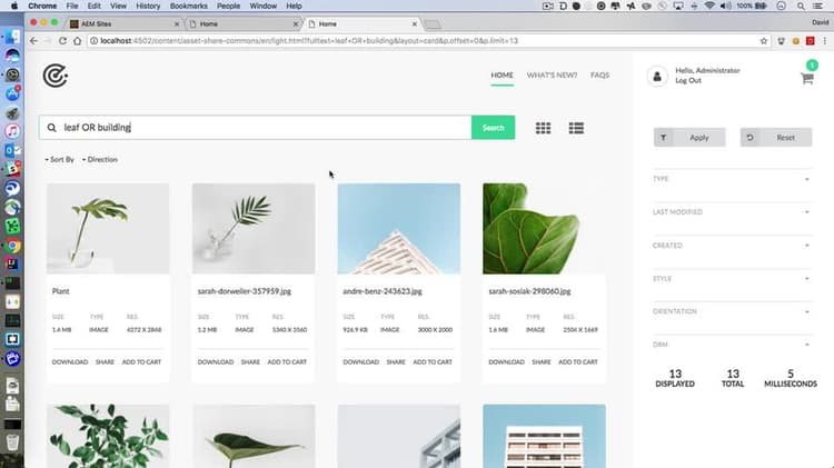 了解Asset Share Commons的用户体验 | Adobe Experience Manager
