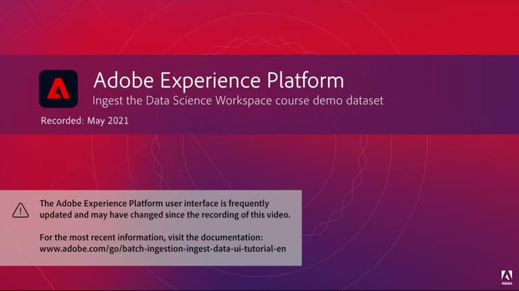 创建Luma Web架构和数据集 | Adobe Experience Platform