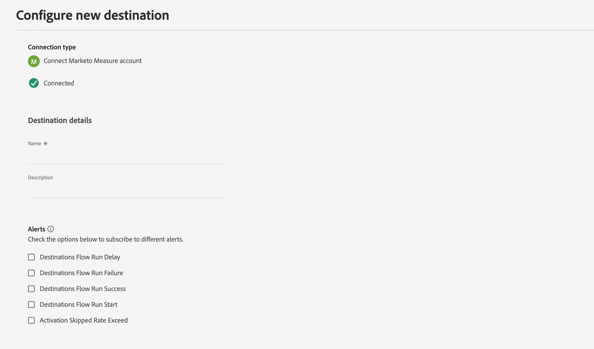 Marketo Measure Ultimate目标 | Adobe Experience Platform